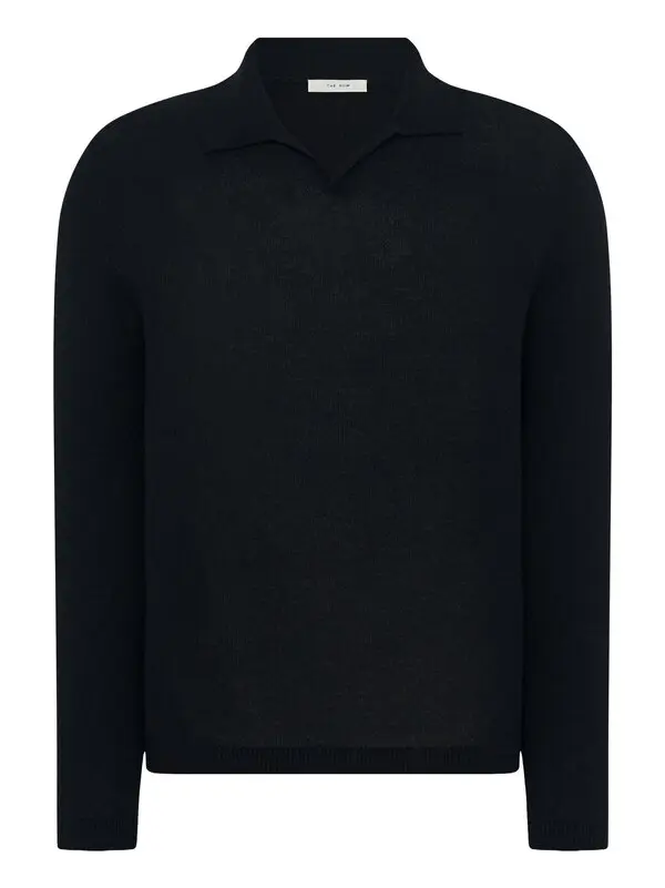 THE ROW Ripley Polo - Black