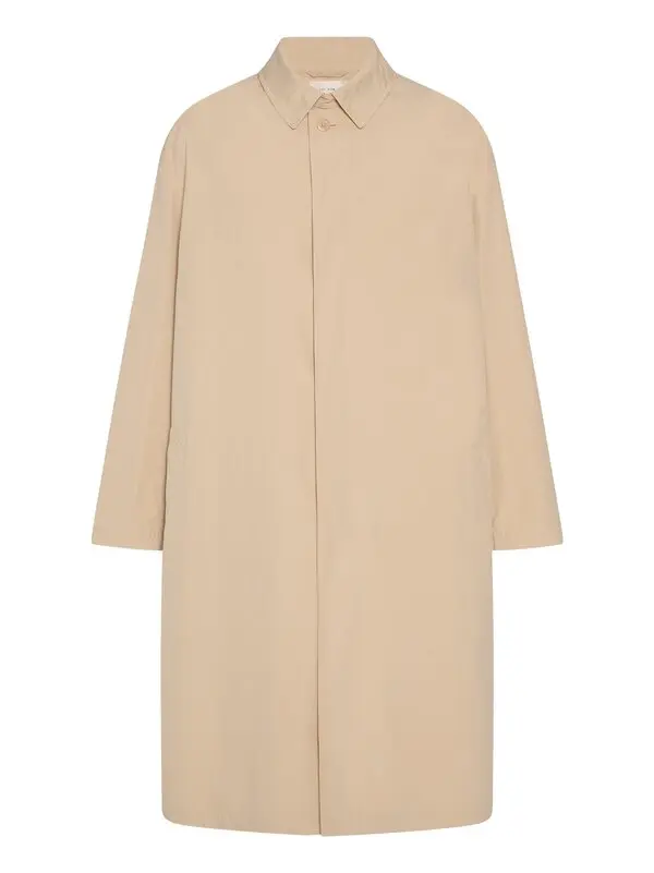 THE ROW Toby Mid-length Car Coat - Cream