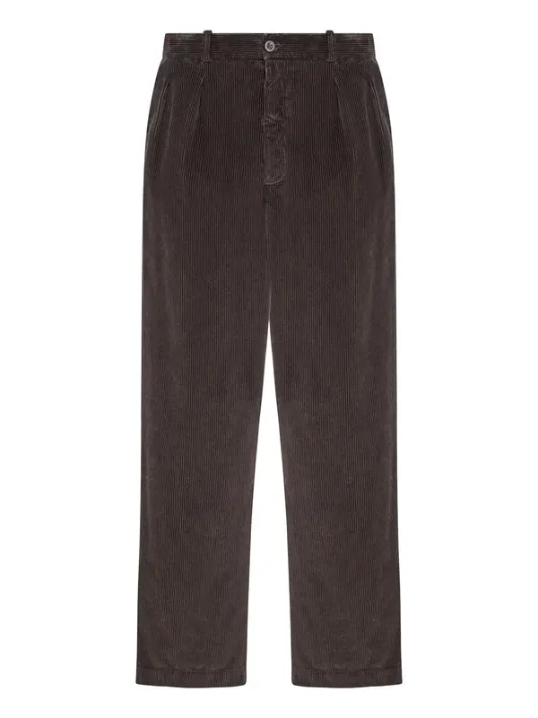THE ROW Tuxo Pant - Dark Brown