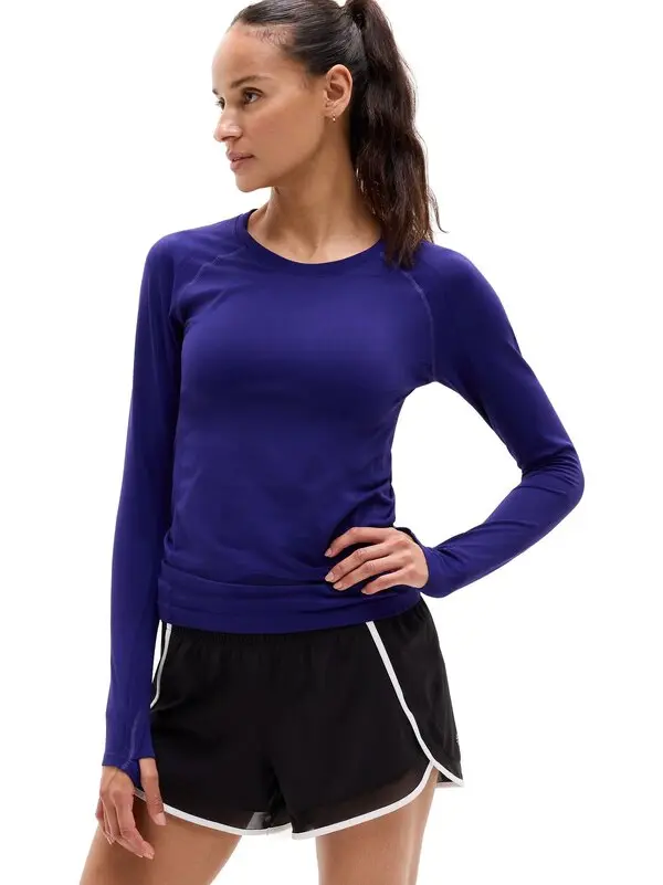Athleta Momentum Flex Long Sleeve Top - Mystic