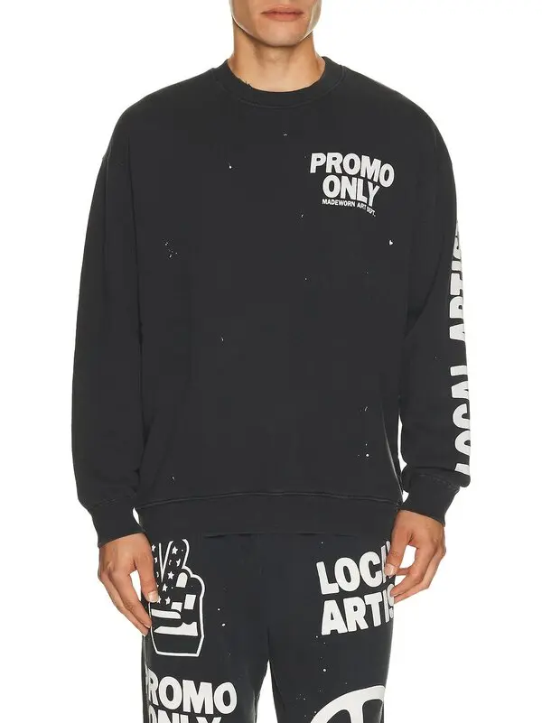 MadeWorn Promo Classic Crew Sweatshirt - Coal