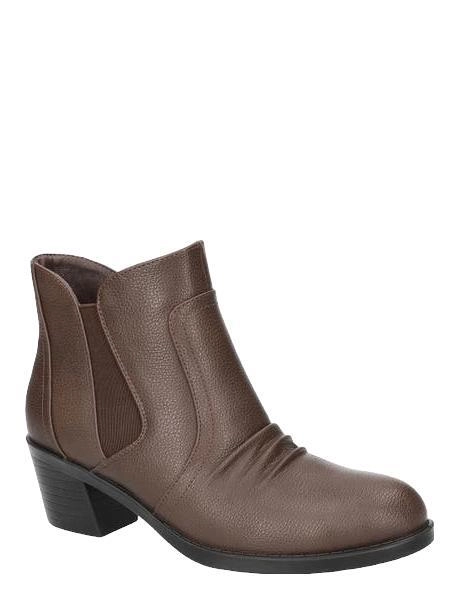 EASY WORKS BY EASY STREET Berwick Ankle Boot - Brown Pebbled