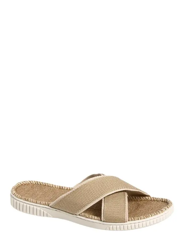 SOLSTITCH Marlin Slide Sandal - Khaki