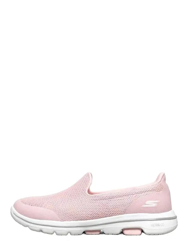 Sketchers Go Walk 5 Slip-on Sneakers - Pink