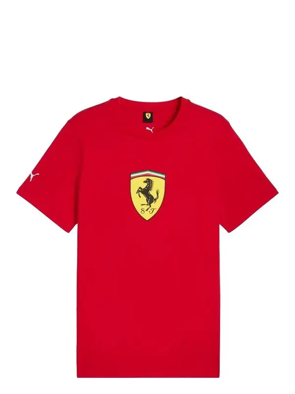 PUMA X Scuderia Ferrari Colored Shield T-shirt - Rosso Corsa