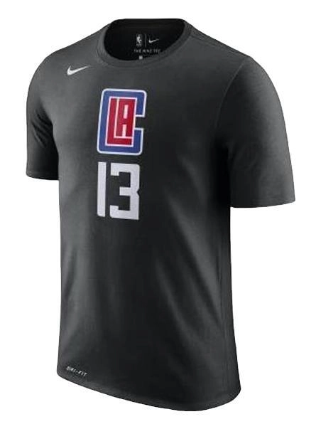 Nike Nba Los Angeles Clippers T-shirt 'paul George 13 - Black/multi-color