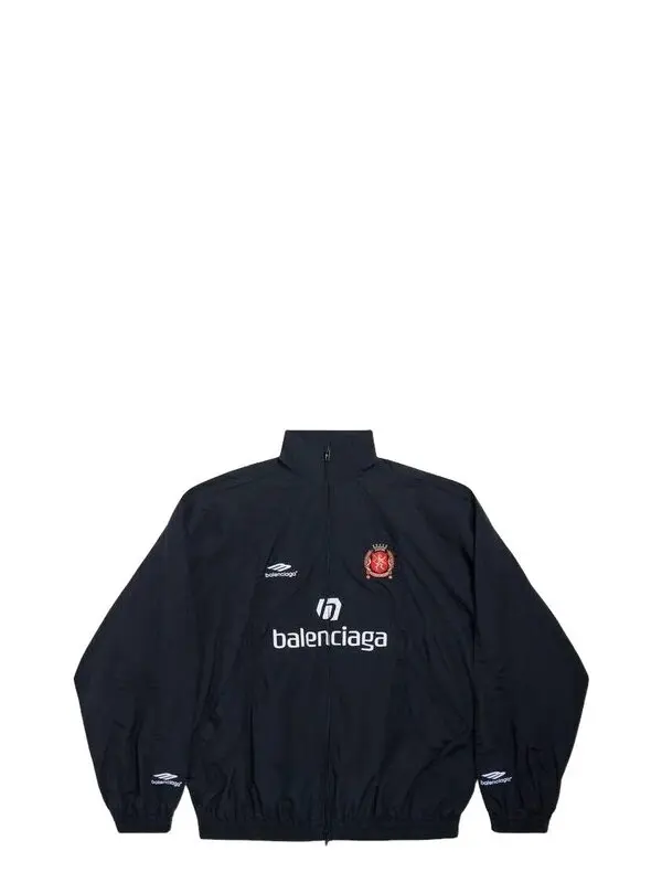 Balenciaga Soccer Tracksuit Jacket - Black