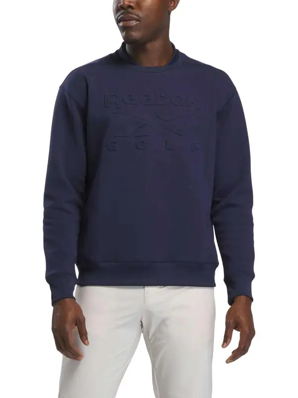 REEBOK Signature Golf Crewneck Sweatshirt - Midnight Blue/navy