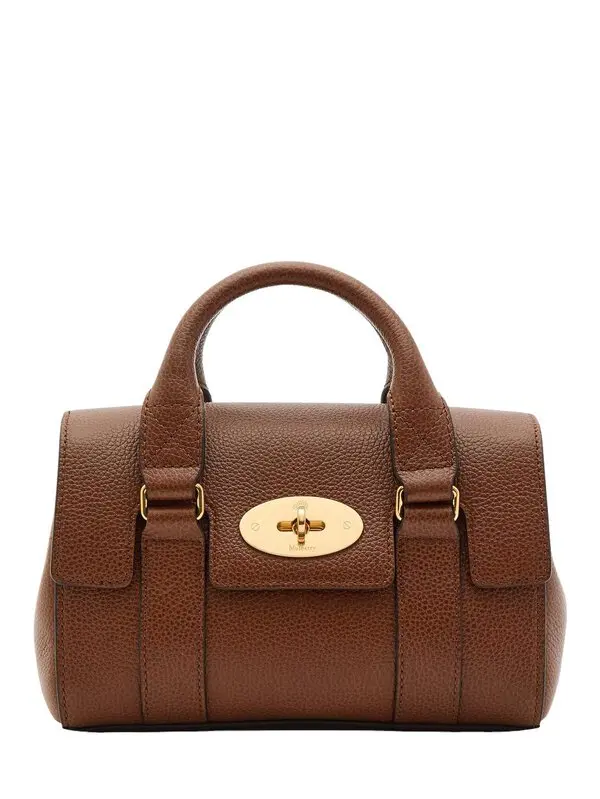 Mulberry Bayswater Heritage Mini Grained Leather Cross-body Bag - Tan