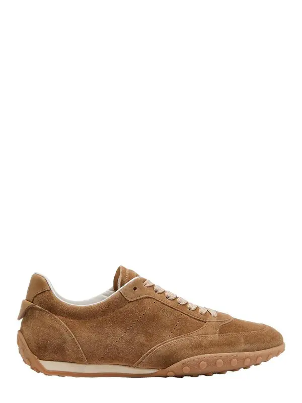 TOD'S Sportiva 13m Panelled Suede Sneakers - Brown