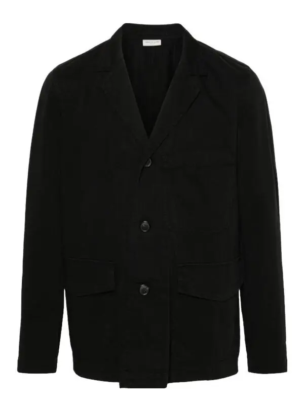 Dries Van Noten Long-sleeved Casual Jacket - Black