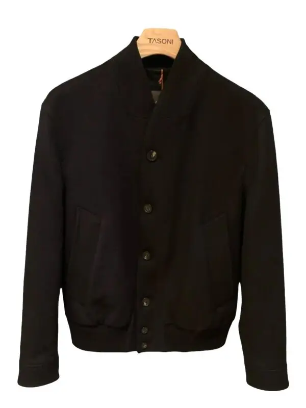 Loro Piana Long-sleeved Jacket With Front Button Closure - Black