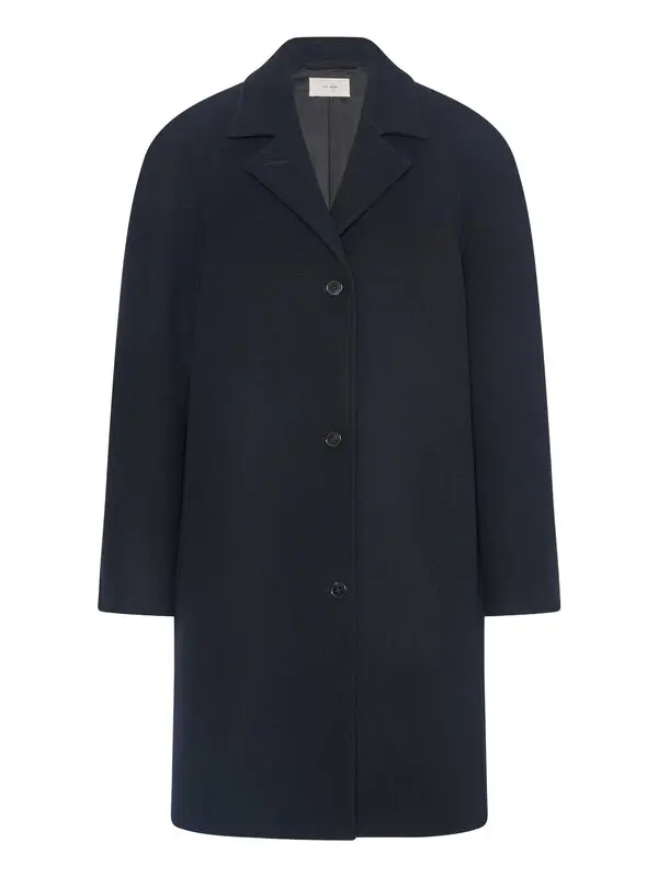 THE ROW Keiran Coat In Double-faced Virgin Wool - Black