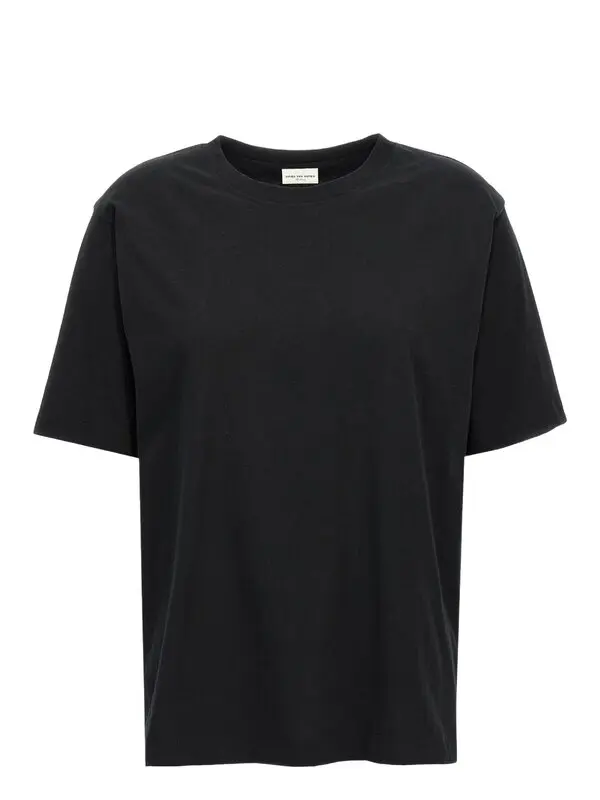 Dries Van Noten Crewneck Short-sleeved T-shirt - Black