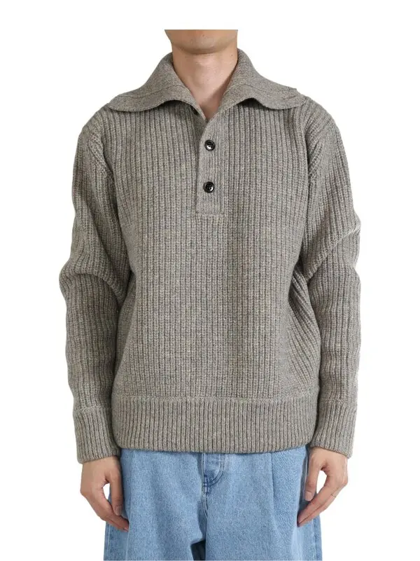 Dries Van Noten Wool Sweater - Greymelange