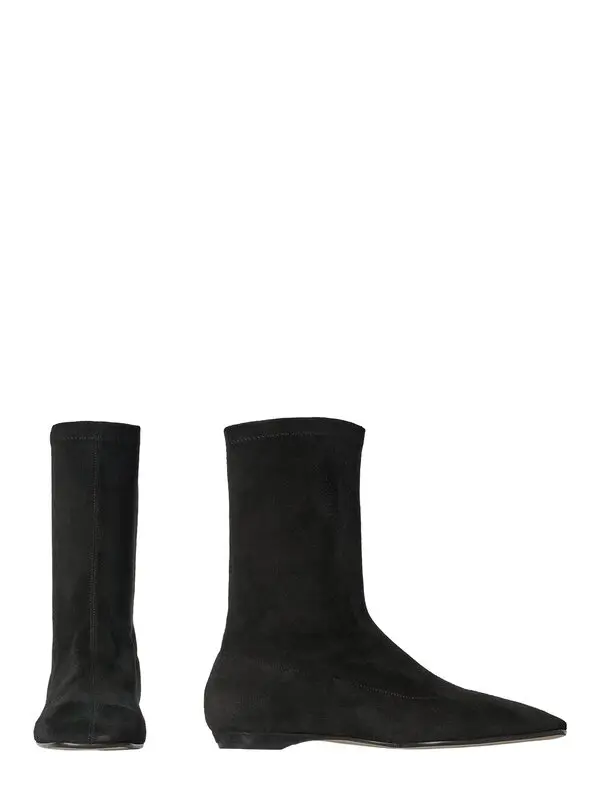THE ROW Cindy Stretch Boot - Black