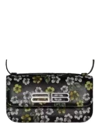 Balenciaga Small Gossip Shoulder Bag - Black