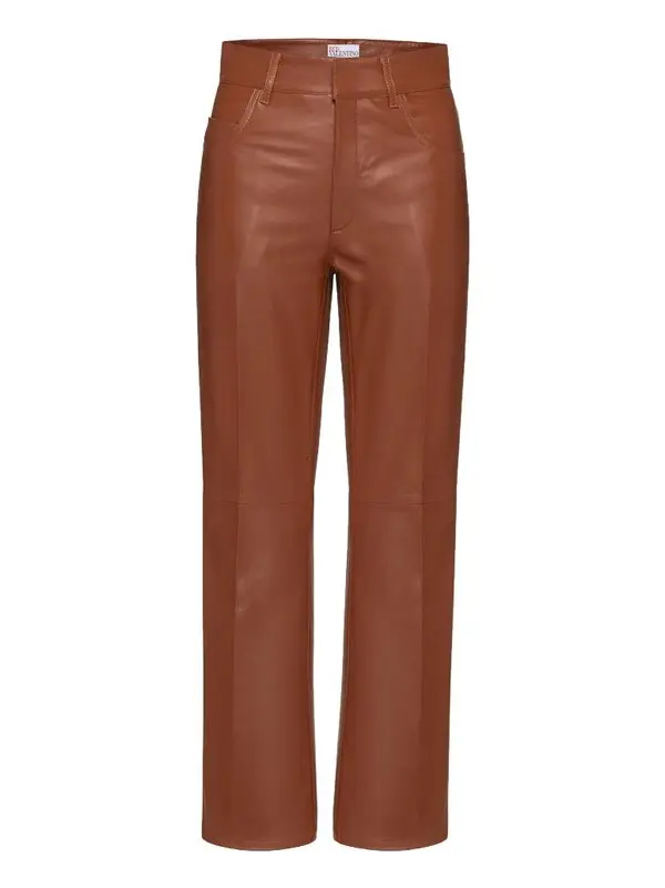 Red Valentino Fit Casual Pants - Brown