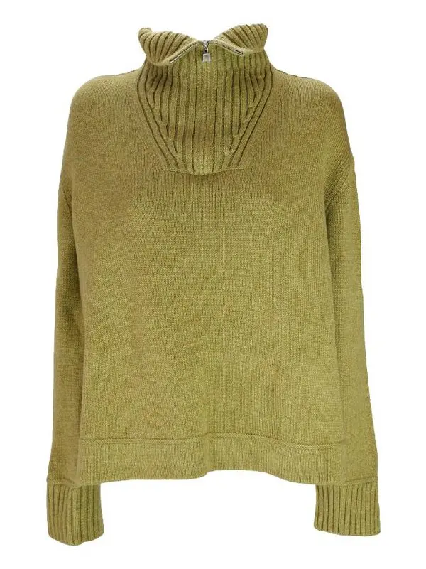 Loro Piana Mixed Color" Cashmere Sweater - Green