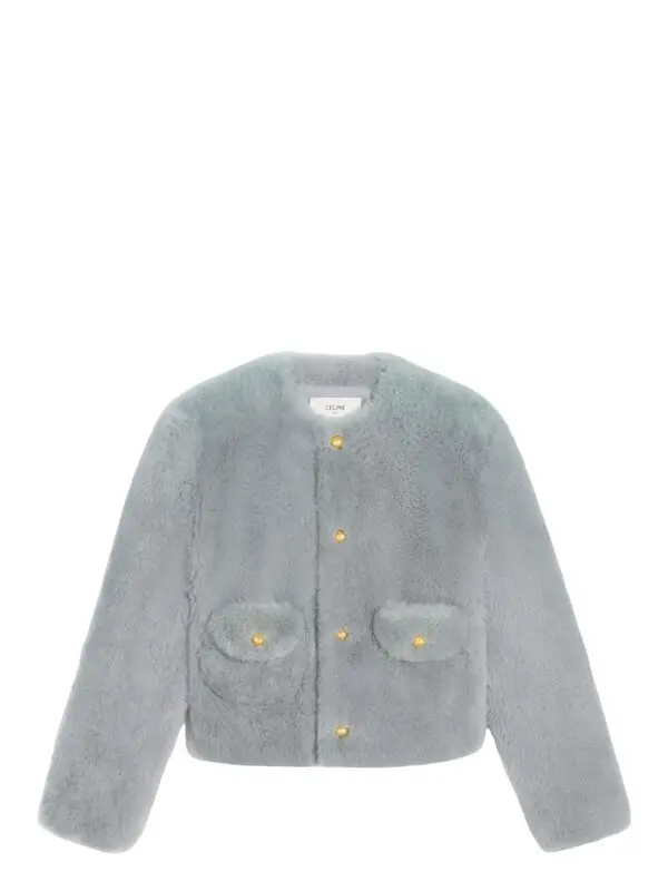 Celine Cardigan In Goat Cashmere - Gray