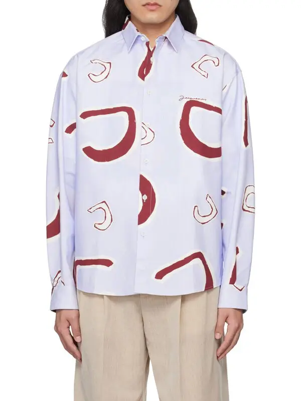 Jacquemus La Chemise Simon Long-sleeved Shirt - White