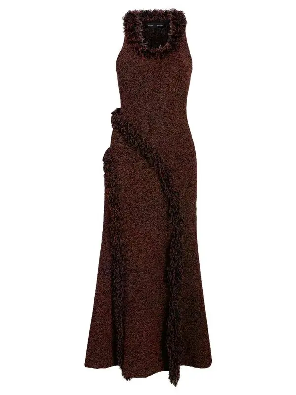 Proenza Schouler Textured Jacquard Dress - Brown