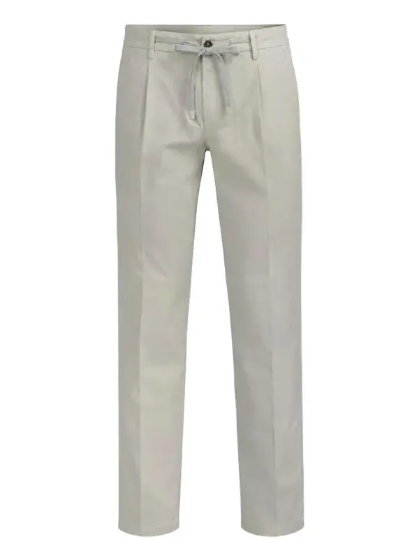 MASON'S Pleated Twill Chino Trousers - Neutrals