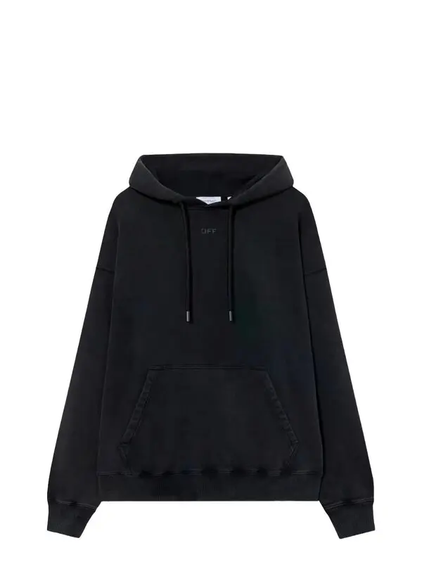 Off-White Swimming Face Skate Hoodie - Black