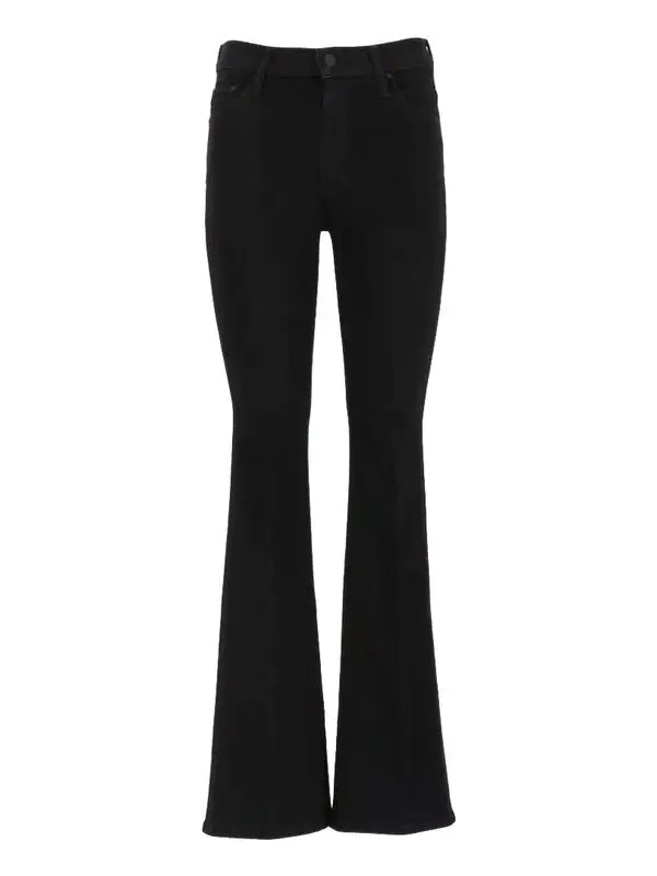 MOTHER The Weekender Flared Jeans - Black
