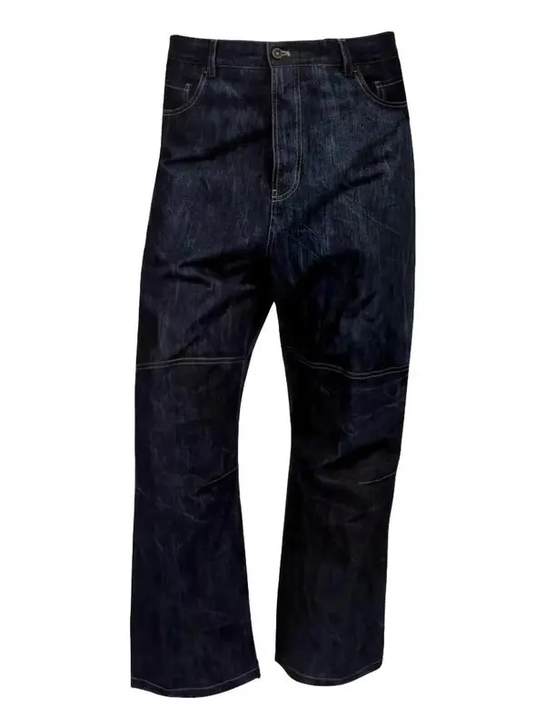 FORME D'EXPRESSION Skew Five-pocket Jeans - Blue