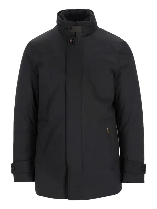 MOORER Reis High-neck Padded Coat - Blue