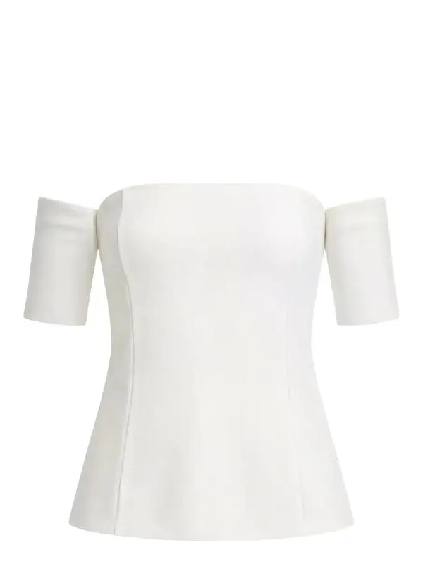 HIGH SPORT Sela Off-shoulder Top - White