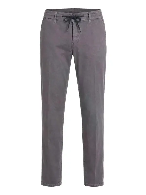 MASON'S Drawstring Chino Pants - Grey