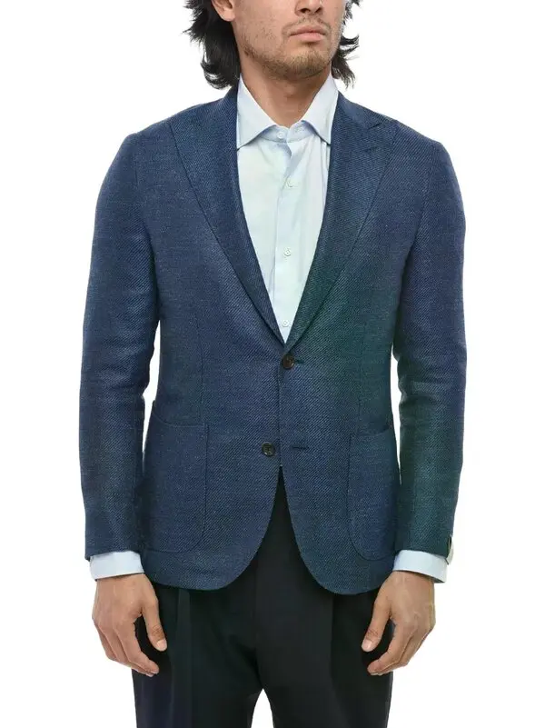 Corneliani Gate Peak-lapel Blazer - Blue