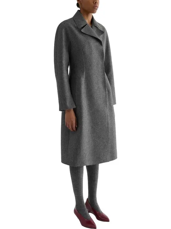 JIL SANDER Long Sleeved Coat - Grey