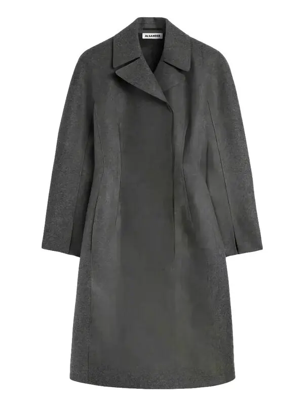 JIL SANDER Long Sleeved Coat - Grey