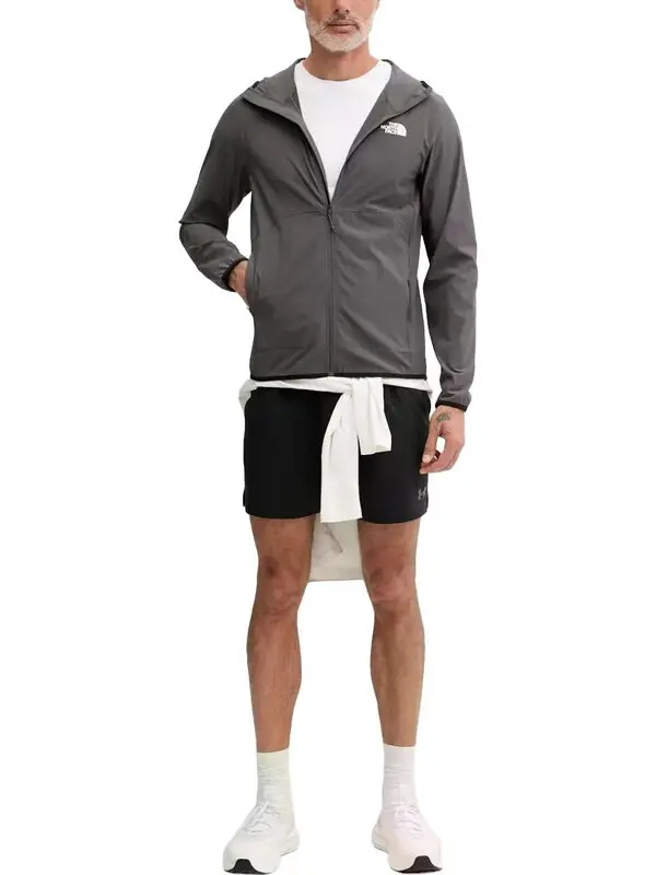 The North Face Logo-print Hooded Jacket - Grey