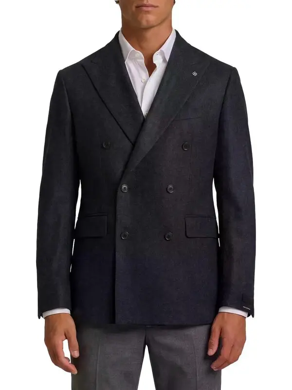 Tagliatore New York Double-breasted Jacket - Grey