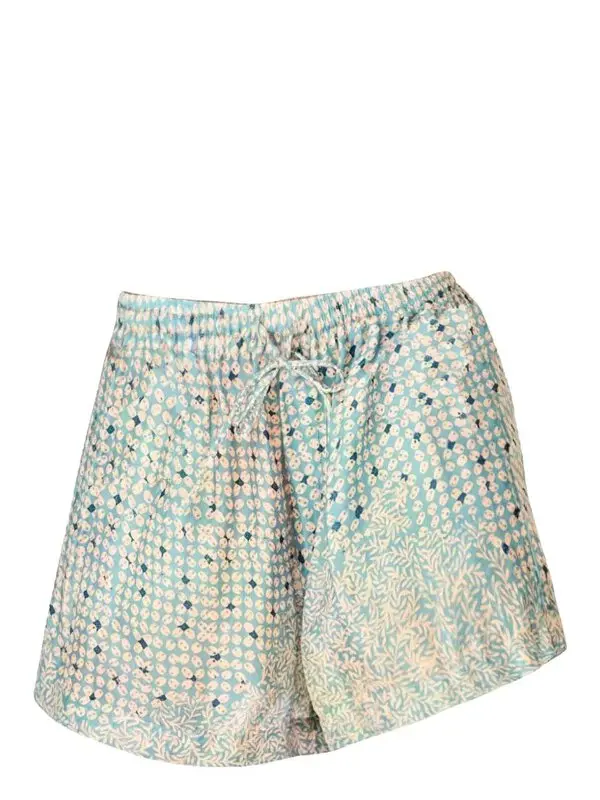 Natalie Martin Jasper Printed Shorts - Blue