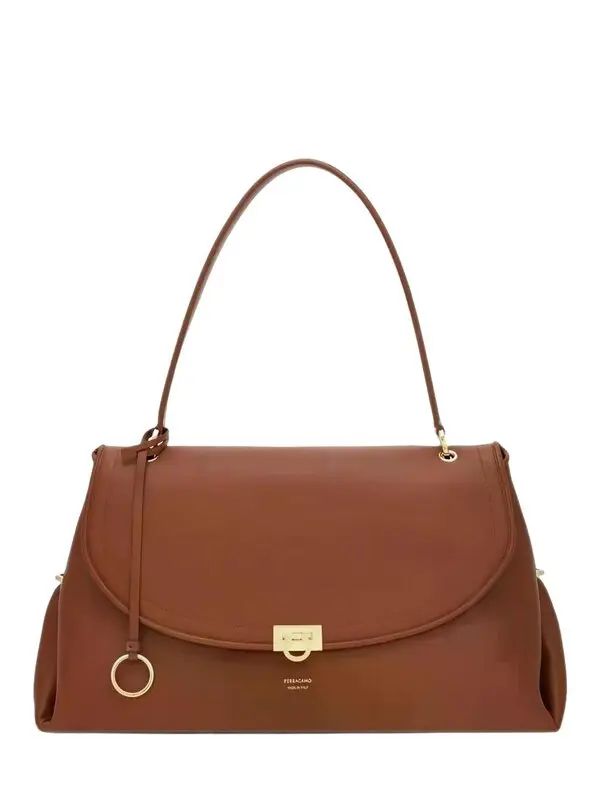FERRAGAMO Sofia 2026 Shoulder Bag - Brown