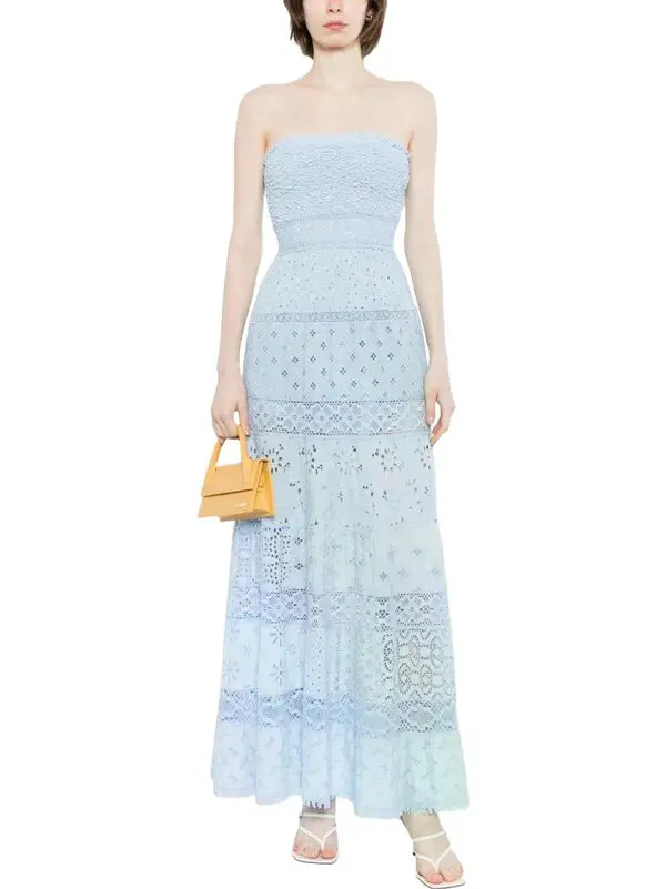 Temptation Positano Tahina Maxi Dress - Blue
