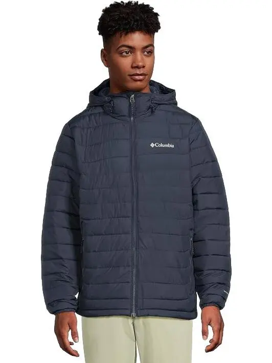 Columbia Powder Lite Ii Hooded Jacket - Navy