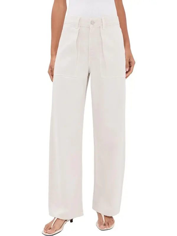 AGOLDE Low Curve Utility Jeans - Bone