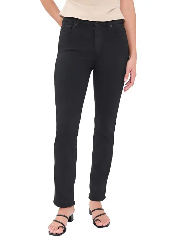 Paige Cindy Clean Hem Jeans - Black Shadow