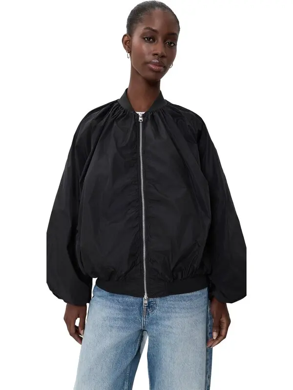 AGOLDE Raffi Bomber Jacket - Black