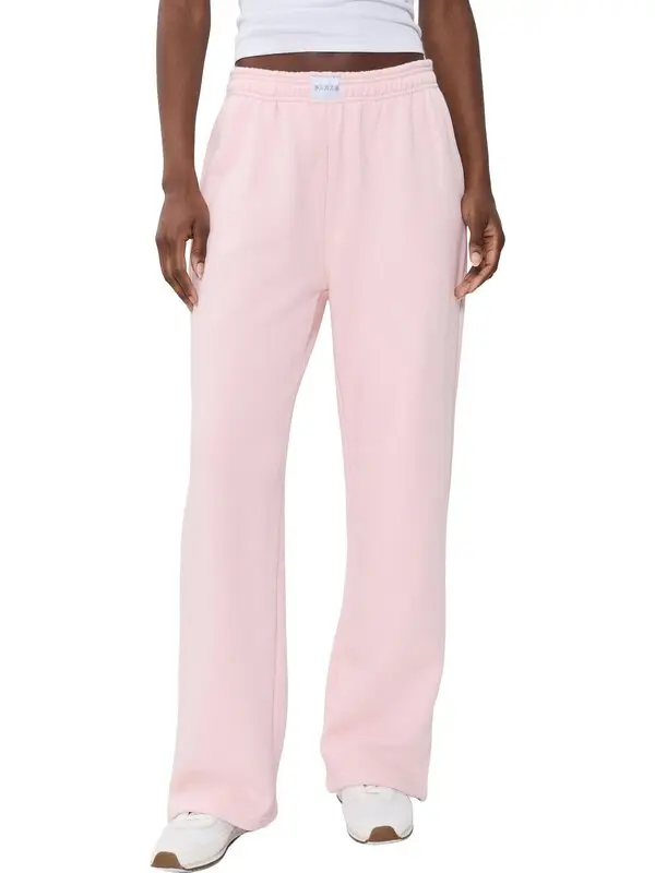 PARKE Boxer Sweatpants With Logo Patch - Rose