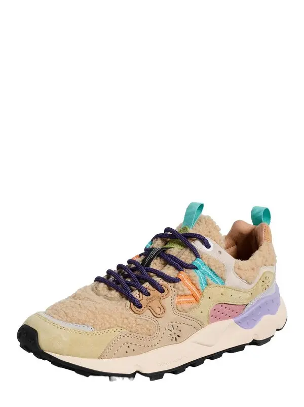 FLOWER MOUNTAIN Yamano 3 Sneakers - Beige Multi