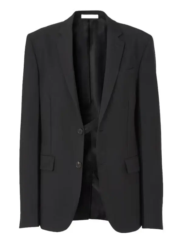 Fendi Single-breasted Blazer - Black