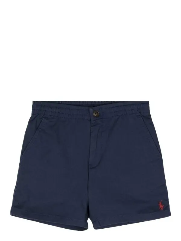 Polo Ralph Lauren Elastic Waist Chino Shorts - Blue