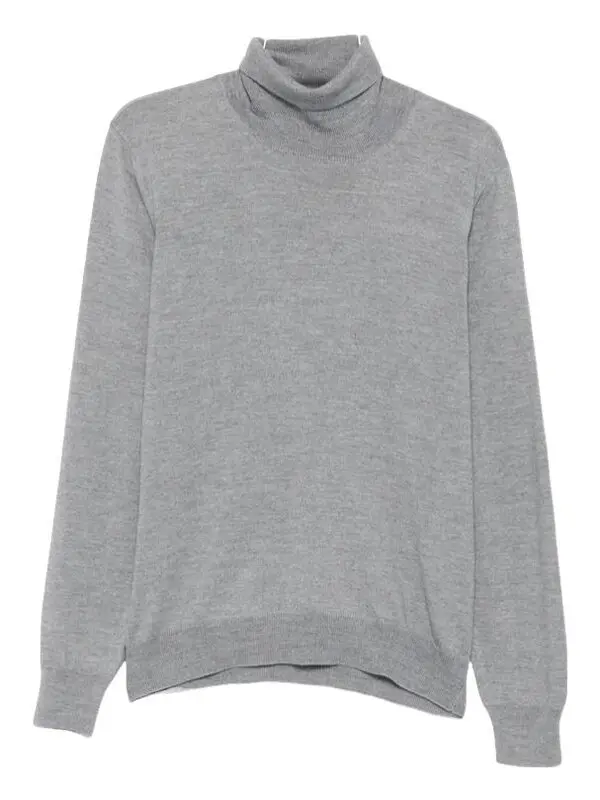D'ANIELLO Roll Neck Sweater - Gray